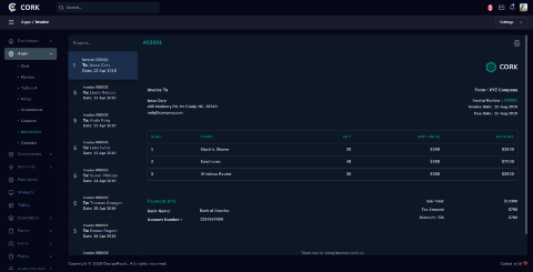 Cork Admin Laravel - Responsive HTML & Bootstrap Admin Dashboard Template